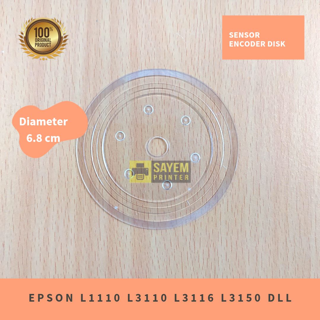 Sensor Encoder Bulat Disk Epson L1110 L3110 L3116 L3150 L3156 L5190 ...